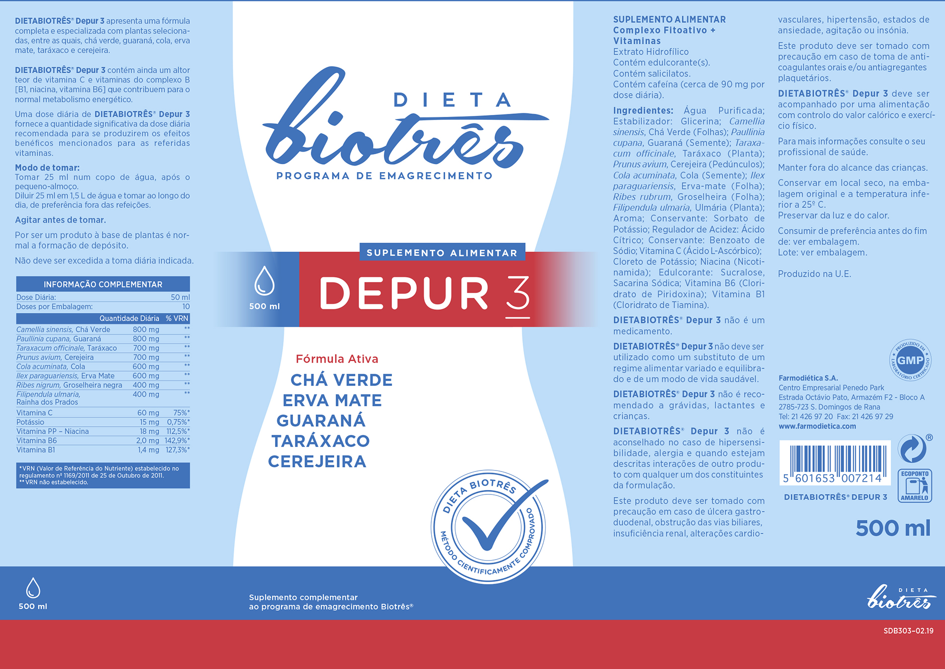 DEPUR 3 - Dieta Biotrês
