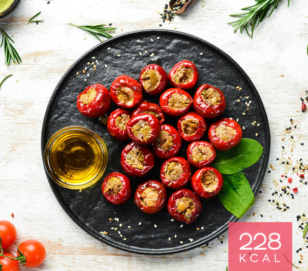 Pimentos recheados com atum - Receita Dieta Biotrês